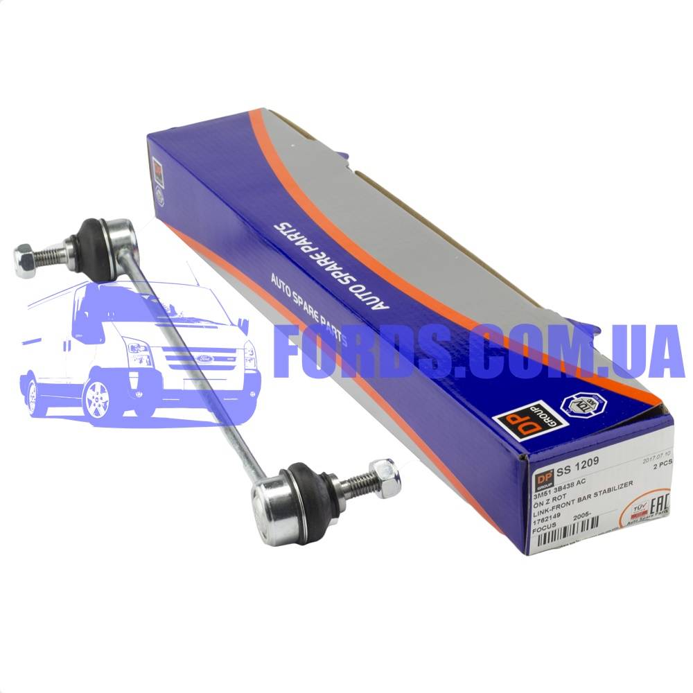 Ford 1851900.Стойка стабилизатора переднего FORD FOCUS/KUGA/C-MAX ...