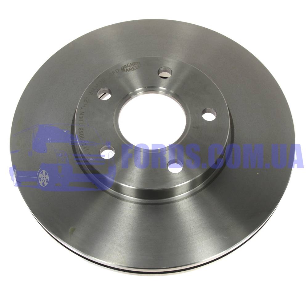 Ford 1361300.Диск тормозной передний FORD CONNECT 2002-2013 MAGNETI MARELLI
