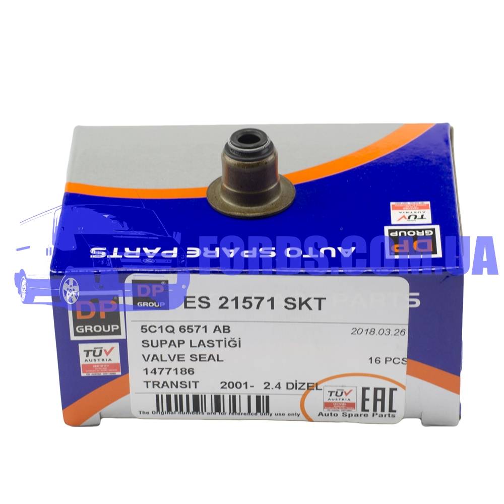 Ford 1848597.Сальник клапана FORD TRANSIT 2000- (2.0TDCI/2.2TDCI/2 ...
